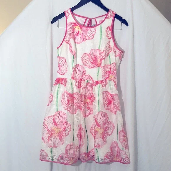 Lilly Pulitzer | Dresses | Lilly Pulitzer Darrell Floral Party Dress ...